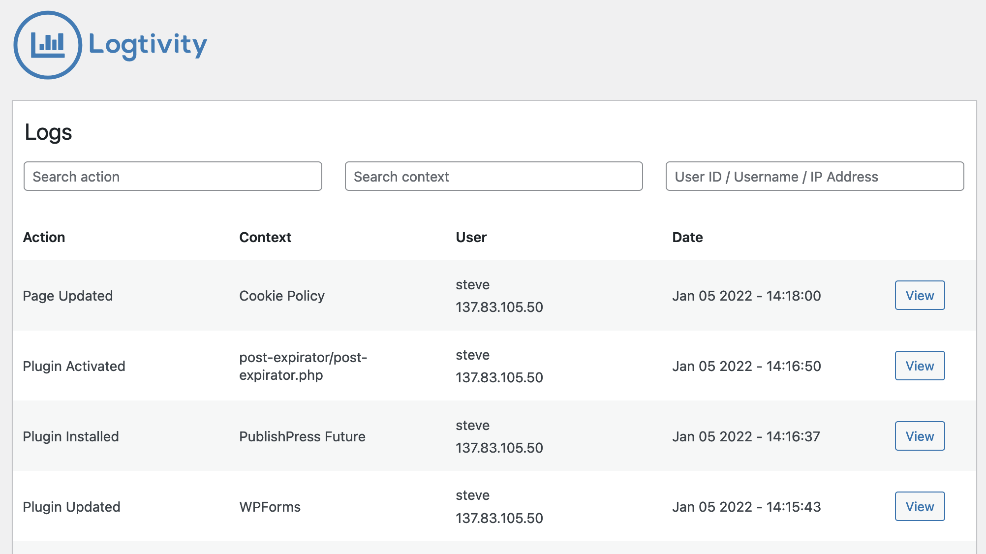 How to Connect Your Site to Logtivity - Logtivity