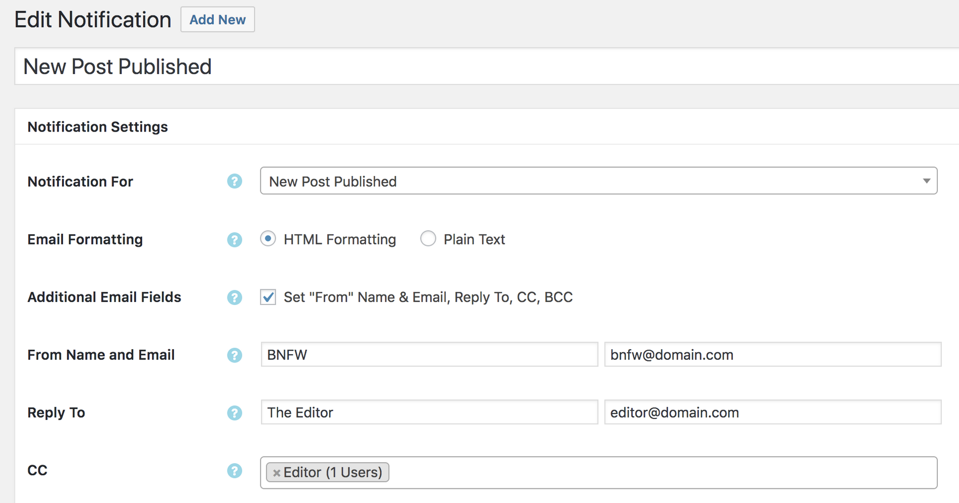 How to Customize WordPress Email Notifications to Administrators - Logtivity