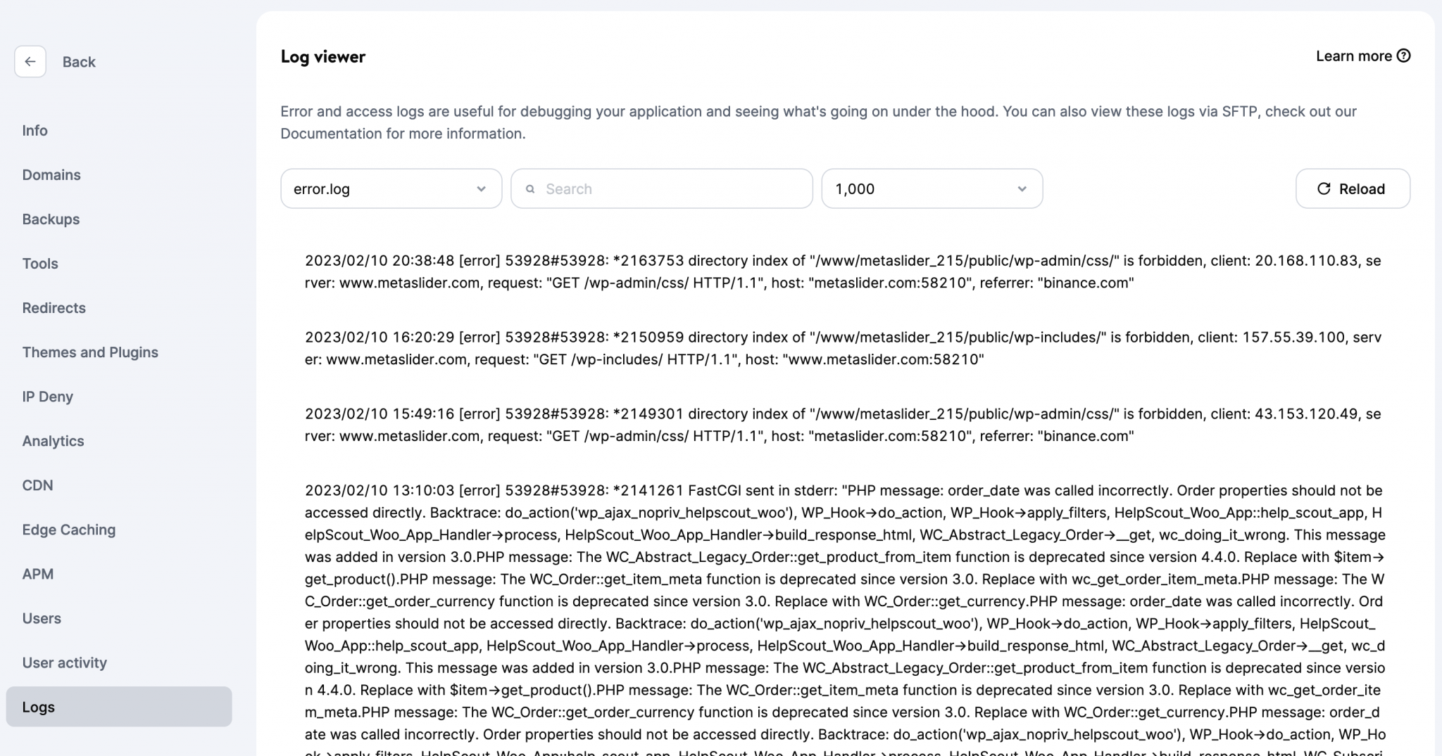 How to Find Your WordPress Error Logs - Logtivity