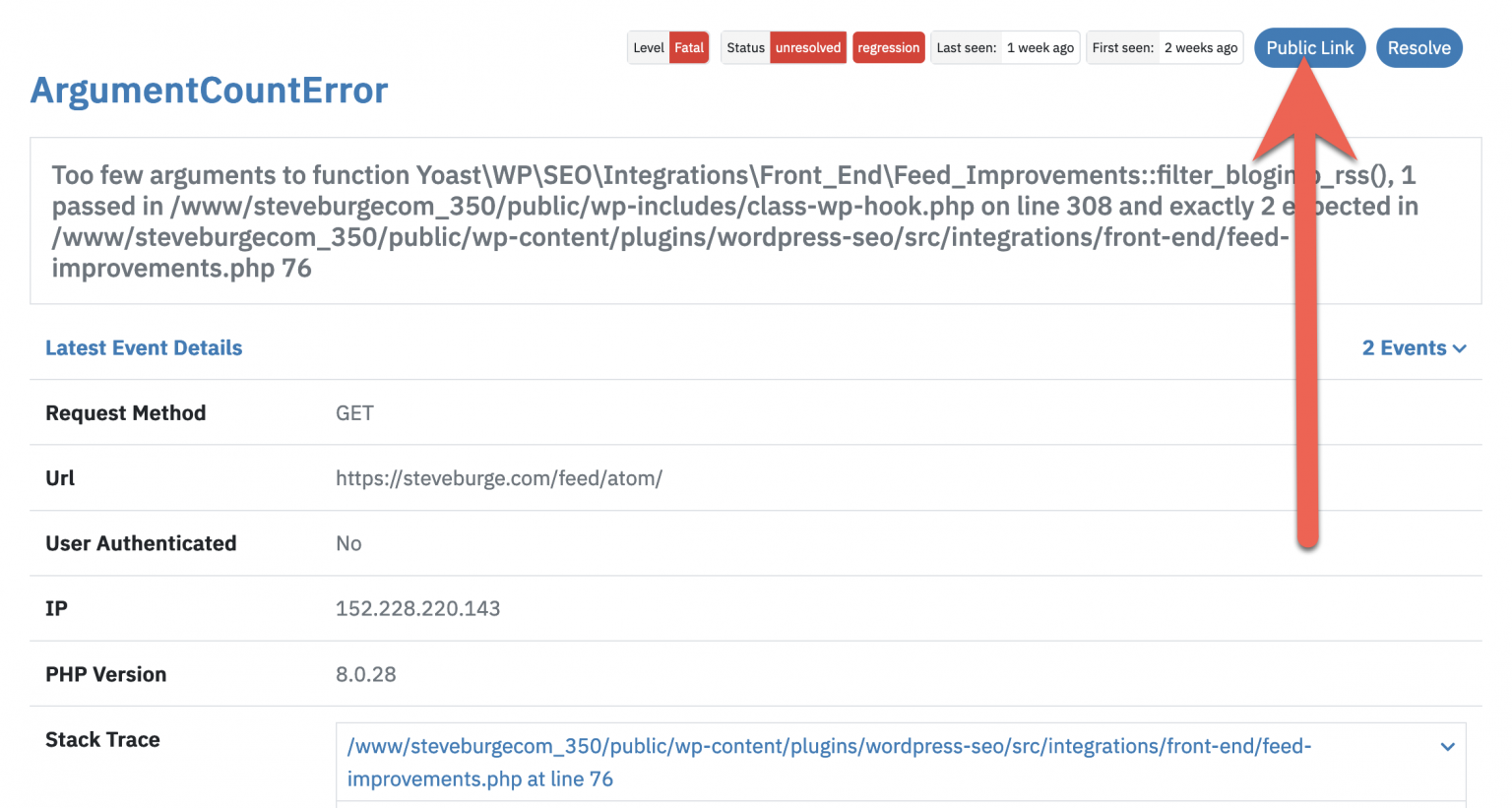 You Can Now Share Logtivity Error Logs - Logtivity