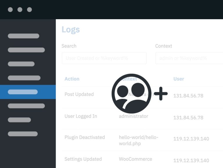 Activity Log for WordPress Maintenance Services